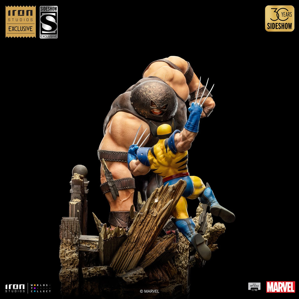 WOLVERINE VS JUGGERNAUT BDS ART SCALE – Maxicollector